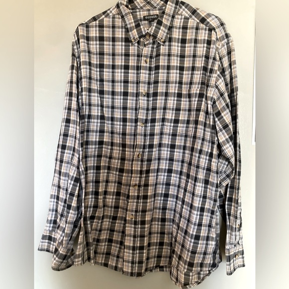 George | Shirts | George Button Up Dress Shirt Xl | Poshmark